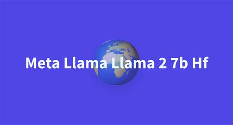 meta llama llama 2 7b hf a hugging face space by thunder 007