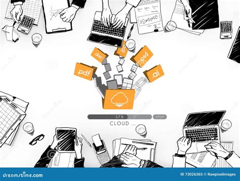 Data Backup Files Online Database Storage Concept Stock Illustration Illustration Of Backup