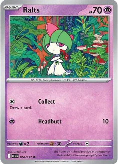 Ralts 58 Me01 Mega Evolution Game Nerdz