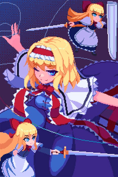 Safebooru 3girls Alice Margatroid Blonde Hair Blue Dress Blue Eyes