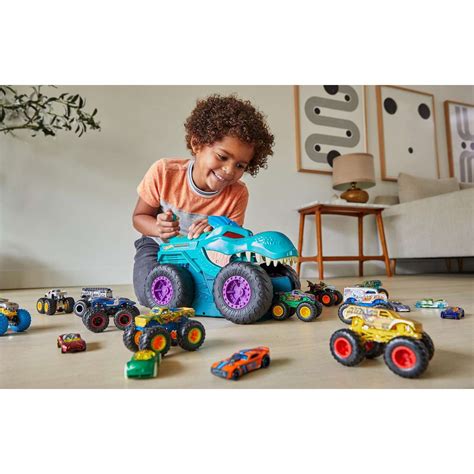 Набор игровой Hot Wheels Монстр-трак Голодный Мега Рекс GYL13 купить по ...