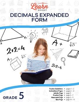 Decimals Expanded Form Lesson Plan By Learn Bright Education TPT