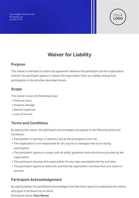 Free Waiver Form Template To Edit Online Free Waiver Form Template To Edit Online