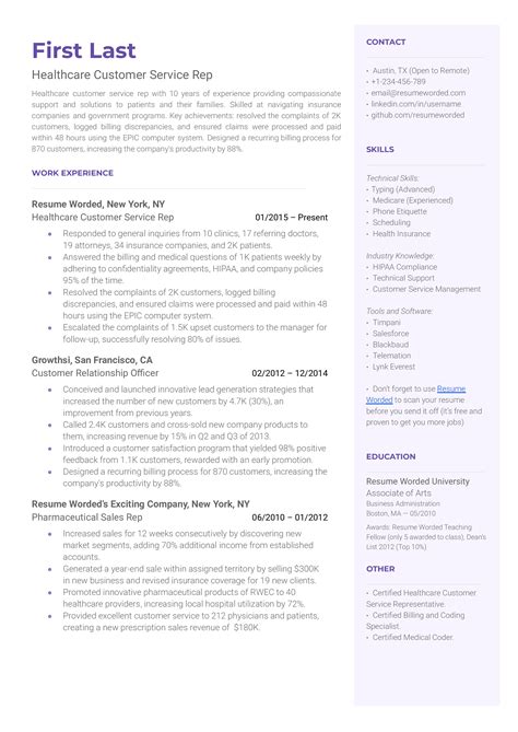 Experience Resume Format For Bpo
