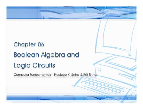 Chapter 06 Boolean Algebra Ref Page Chapt Er 6 Boolean Alg Ebr A