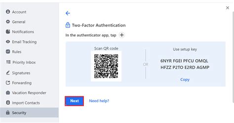 Setting Up And Editing Two Factor Authentication Settings Neo Business