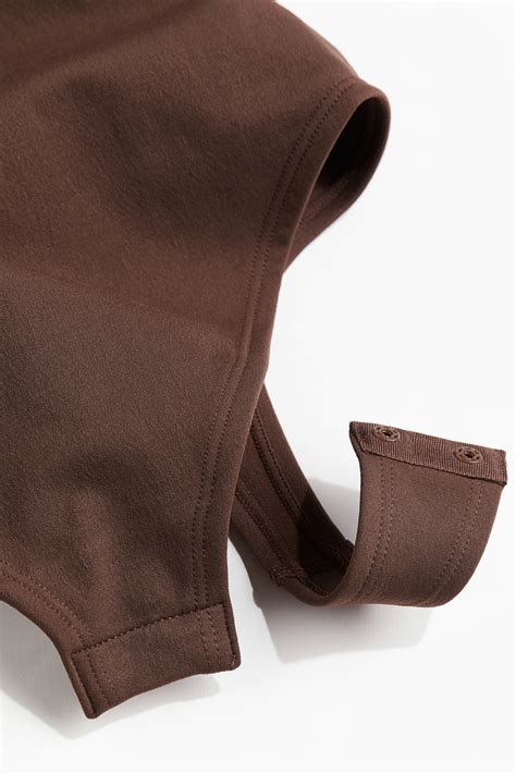 Firm Shape Sculpting G String Bodysuit Dark Brown Ladies Handm Au