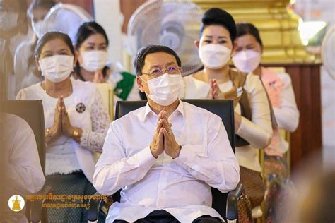 សម្តេចក្រឡាហោម ស ខេង និងលោកជំទាវ អញ្ជើញចូលរួមពិធីសូត្រមន្តបុណ្យកាន់បិណ្ឌវេនទី០៦ នៅវត្តបុទុមវតី