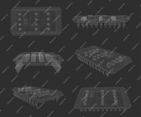 Premium Vector 3d Vector Chip Set For Computer