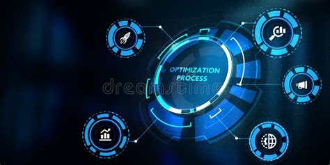 Optimization Software Technology Process System Business Concept Business Technology Internet