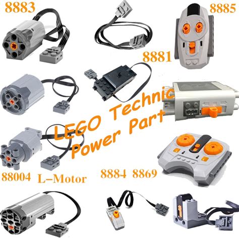 เตรียมส่ง Lego Technic Power Function เครื่องยนต์ กล่องแบตเตอรี่ Ir รีโมท ตัวรับ Light Toys For
