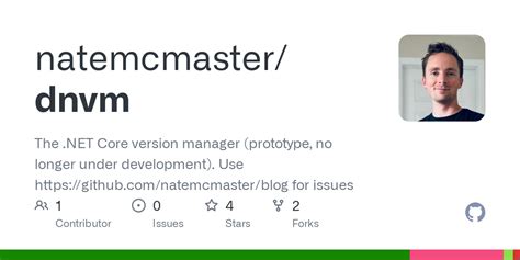 github natemcmaster dnvm the core version manager prototype