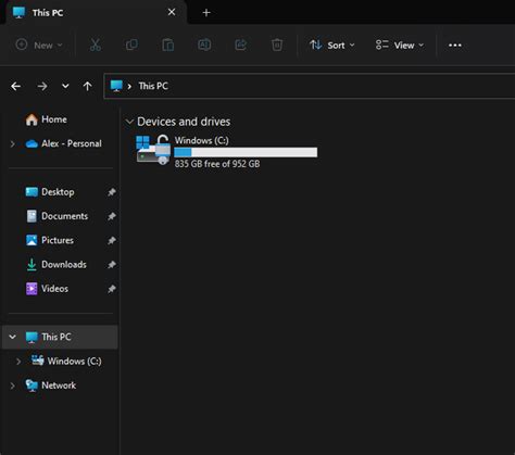 This Pc Folder Doesnt Have Folders Only Has The Storage How Do I Get It Back Black File