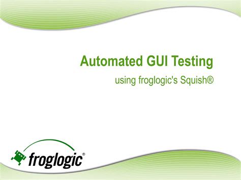 froglogic squish qt edition pdf