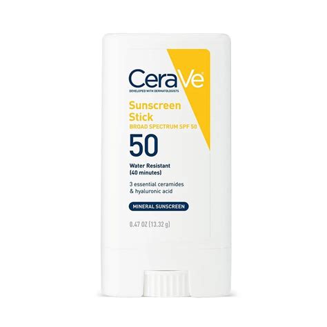 Cerave Sunscreen Stick Broad Spectrum Spf 50 1332gm Skin Care Bd
