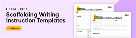 Scaffolding Writing Instruction Hmh