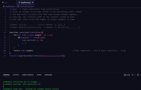 How To Remove Duplicates From Sorted Array Pritam Ghosh Posted On The Topic Linkedin