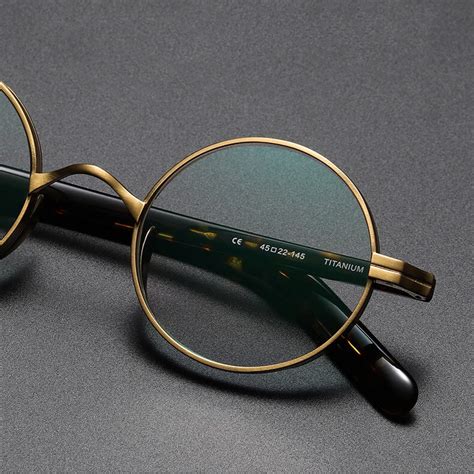 Round Eyeglass Frames Titanium