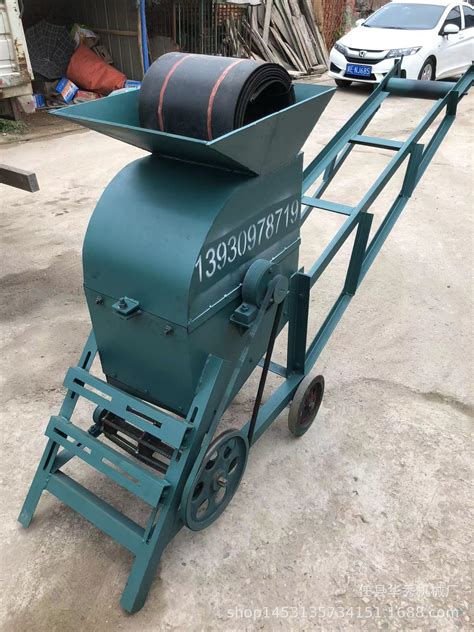 小型移动式农用鸡牛羊粪粉碎机育苗泥土粉土机建筑石料破碎机 阿里巴巴