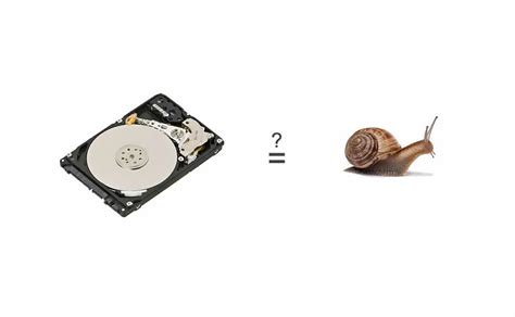 can a hard drive slow down a pc