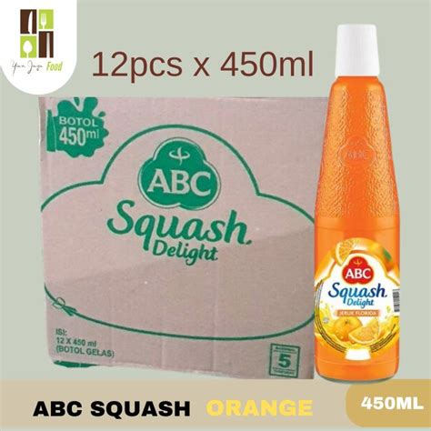 Abc Squash Delight Orange Sirup Lychee Sirup 1karton 12 Pcs 450ml Lazada Indonesia