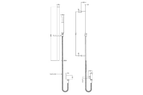 Brushed Brass Square Slide Rail Kit From Tradebathrooms Com