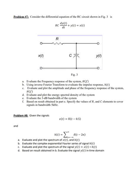 Solved Problem Consider The Differential Equation Of The Chegg Com