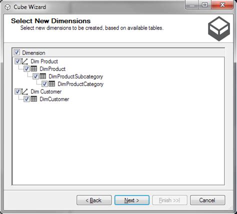 Initial Attributes And Measures In Ssas Multidimensional Cubes