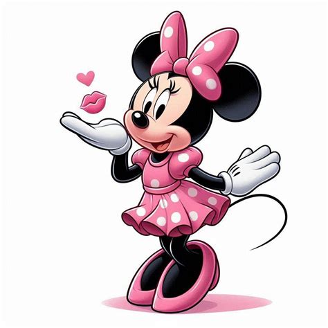Minnie Rosa Desenho Fofinho Infantil Disney Tarjetas Minnie Imagenes
