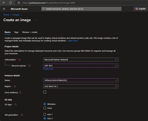 solved how to use an iso for a new azure vm up and running inc tech