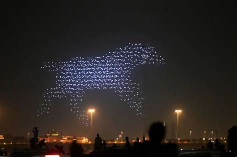 Largest Drone Show In The Middle East Lumasky Drone Show