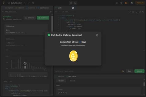 Day 4 Of The 100 Days Of Code Challenge Leetcode 349 Intersection Of