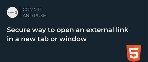 Secure Way To Open An External Link In A New Tab Or Window DEV Community