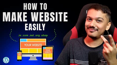 How To Make Website Easily Without Coding Wordpress Youtube