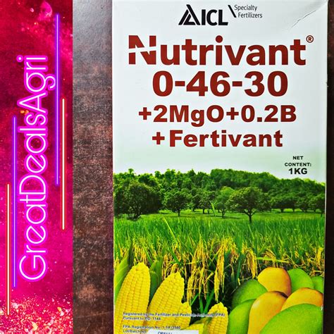Nutrivant 0 46 30 Foliar Fertilizer 1 Kg Allied Botanical Corp Lazada Ph