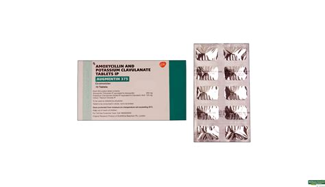 Buy Augmentin 375mg 10 Tablets Online At Best Prices Wellness Forever