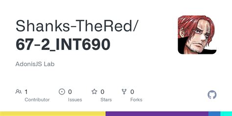 Github Shanks Thered67 2int690 Adonisjs Lab