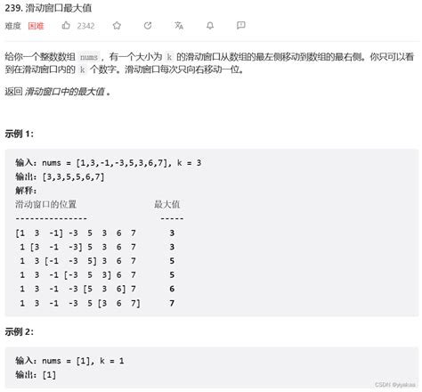239 滑动窗口最大值 Csdn博客 239 滑动窗口最大值 Csdn博客