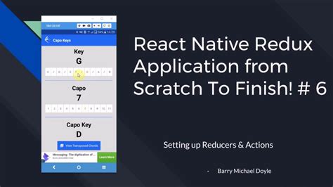 React Native Redux Tutorial 6 Reducers Actions YouTube