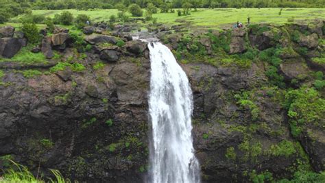 Waterfall At Madhe Ghat Whistling Trails