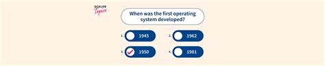 When Was The First Operating System Developed Scaler Topics