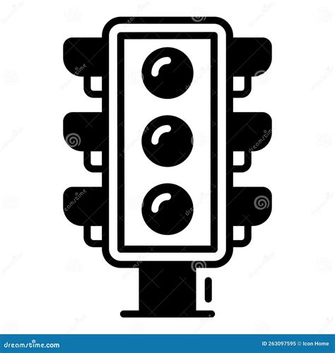 Traffic Signal Icon Related Map Location And Navigation Black Icon Traffic And Travel Vector