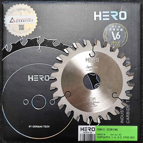 HERO Підрізна пила однокорпусна 100х3,1-4,0х20 мм 24 z для ДСП: продажа ...