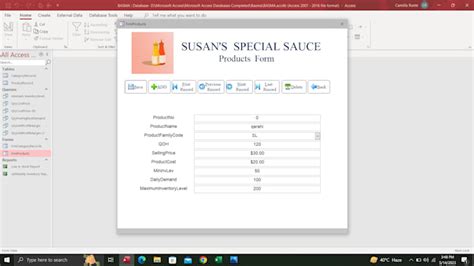 Design Database And Queries In Microsoft Access Database By