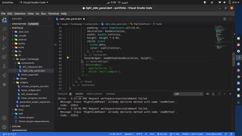 vs code refactoring not working properly · issue 3061 · dart code dart