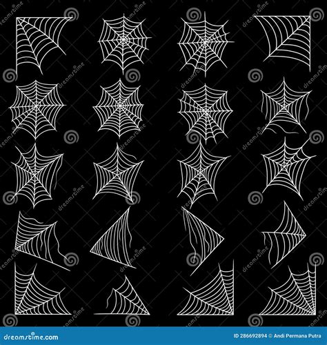 Cobweb Or Spider Web Network Background Connection Structure Vector Illustration