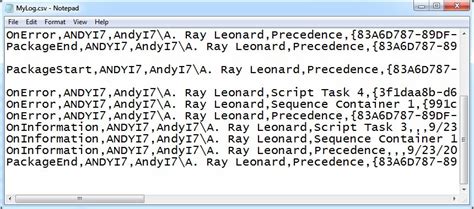 Logging Level 11 Of The Stairway To Integration Services