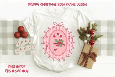 Preppy Christmas Candy Cane Clipart Png Graphic By Nasima Liza1302 · Creative Fabrica