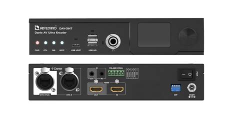 Dante Av Ultra Encoder Decoder Adtechno Inc