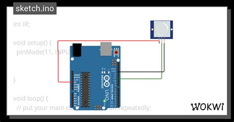Ir Sensor Wokwi Esp32 Stm32 Arduino Simulator
